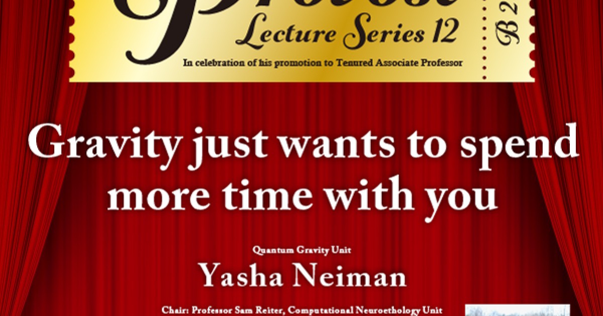 provost_lec_ser_12 | Okinawa Institute of Science and Technology OIST